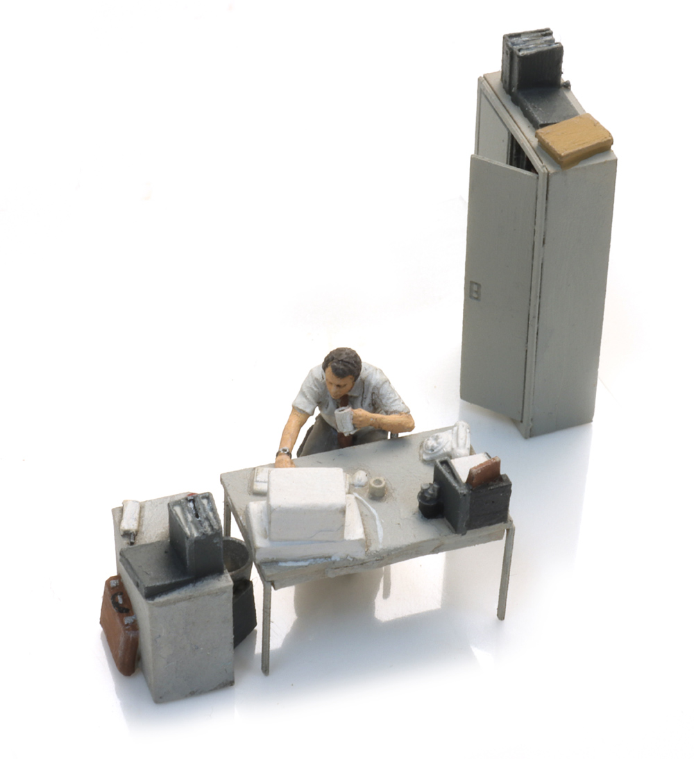 RoCo USA, Inc. Office interior with figure