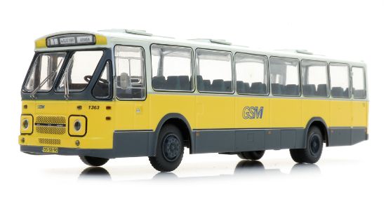 RoCo USA, Inc. Regional bus GSM 1363, DAF front 2, back-door exit