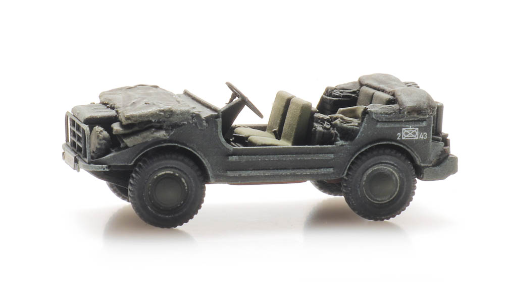 RoCo USA, Inc. Post WWII German DKW Munga F91/4 battle ready