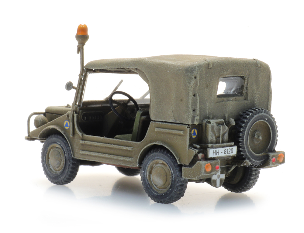 RoCo USA, Inc. Post WWII German DKW Munga F91/4 Civil Defense