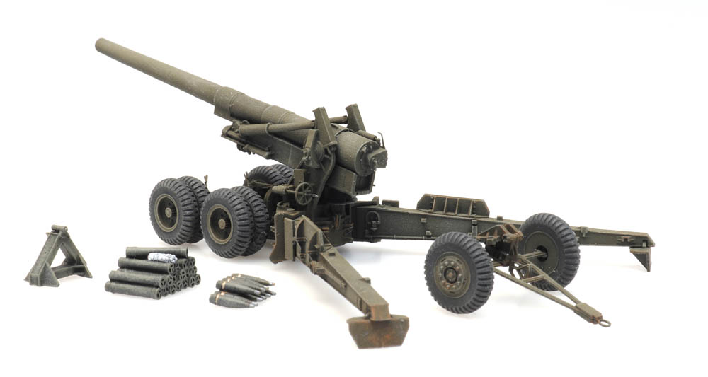 RoCo USA, Inc. US Army Gun M1 Long Tom in firing mode