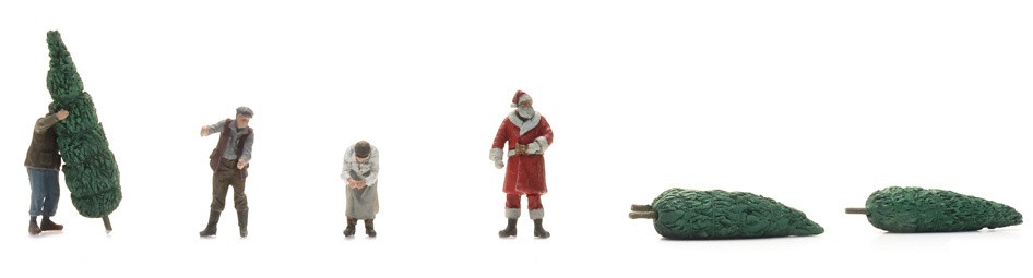 RoCo USA, Inc. Santa Claus loading Christmas trees