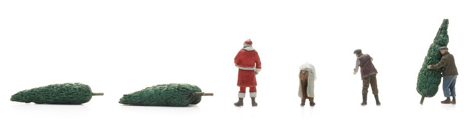 RoCo USA, Inc. Santa Claus loading Christmas trees