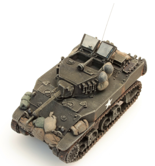 RoCo USA, Inc. US M5A1 Stuart Light Tank stowage 2